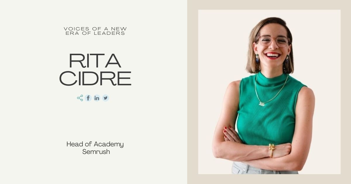 Rita Cidre as a voice for a new era of leaders